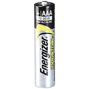 Eveready Energizer AAA Alkaline Industrial Batteries, Silver, 24 Count