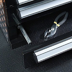 Con-Tact Brand Premium Plus Heavy Duty Non-Adhesive Shelf and Drawer Liner, 18'' x 6', Nova Smoke (Pack of 2)