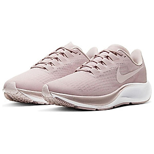 Nike Women's Air Zoom Pegasus 37 Shoes, Champagne Barely Rose White, 8.5 Narrow