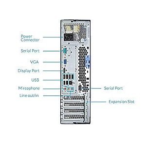 Lenovo ThinkCentre M91p High Performance Small Factor Desktop Computer, Intel i5 6M Cache 3.7GHz, 8GB Ram, 500GB HDD, DVD Burner, Windows 10 Professional (Renewedd)