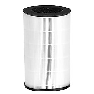 EAXGO AP-PET35 AP-T30 Replacement Filter Compatible with HoMedics Air Purifier Models AP-PET35-WT AP-T30WT,Part# AP-PET35FL AP-T30FL,360° Filtration 5 Layers 3 in 1 Ture HEPA Filter,1-Pack