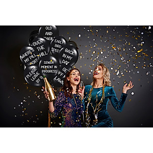 Funny Abusive Balloons | Fun Decoration for Adult Birthday Party (8 Pack Rated E)