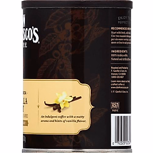 Don Francisco's Vanilla Nut Flavored Ground Coffee, 12 oz Can