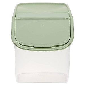 Cabilock Large Clear Storage Bins Airtight Rice Storage Bin rice dispenser rice storage box rice dispenser container Cereal Containers Large Kitchen Storage Containers Glass Snack Containers