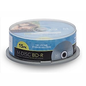 30 Pack Millenniata M-Disc BD-R 25GB 4X HD 1000 Year Permanent Data Archival/Backup Blank Media Recordable Disc