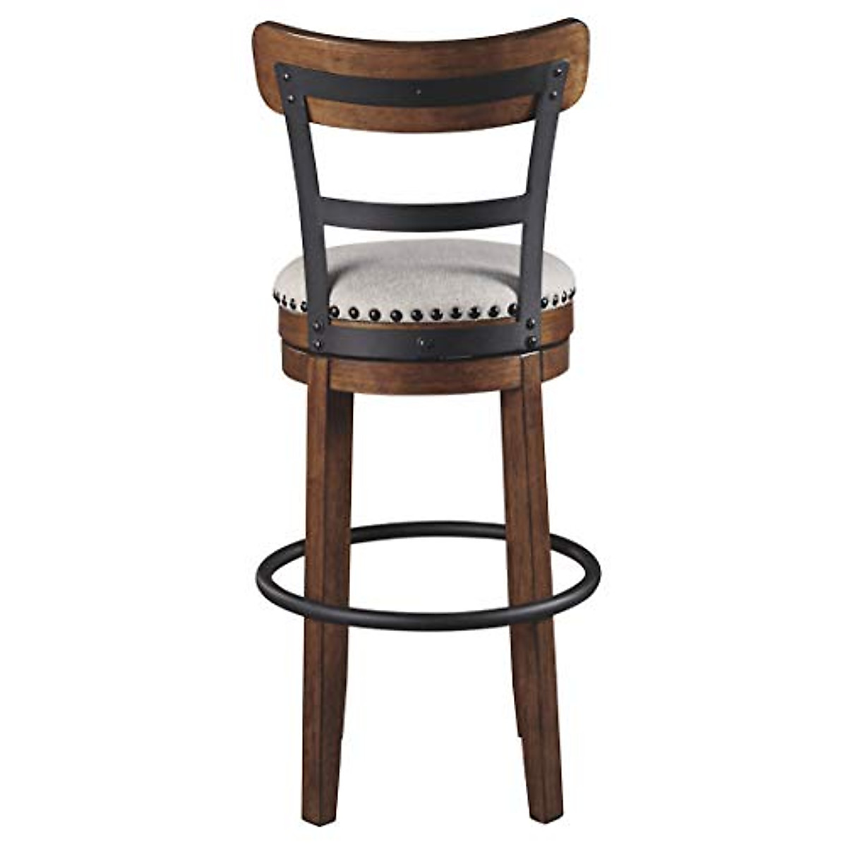 Signature Design by Ashley Valebeck 30" Farmhouse Pub Height Barstool, Brown