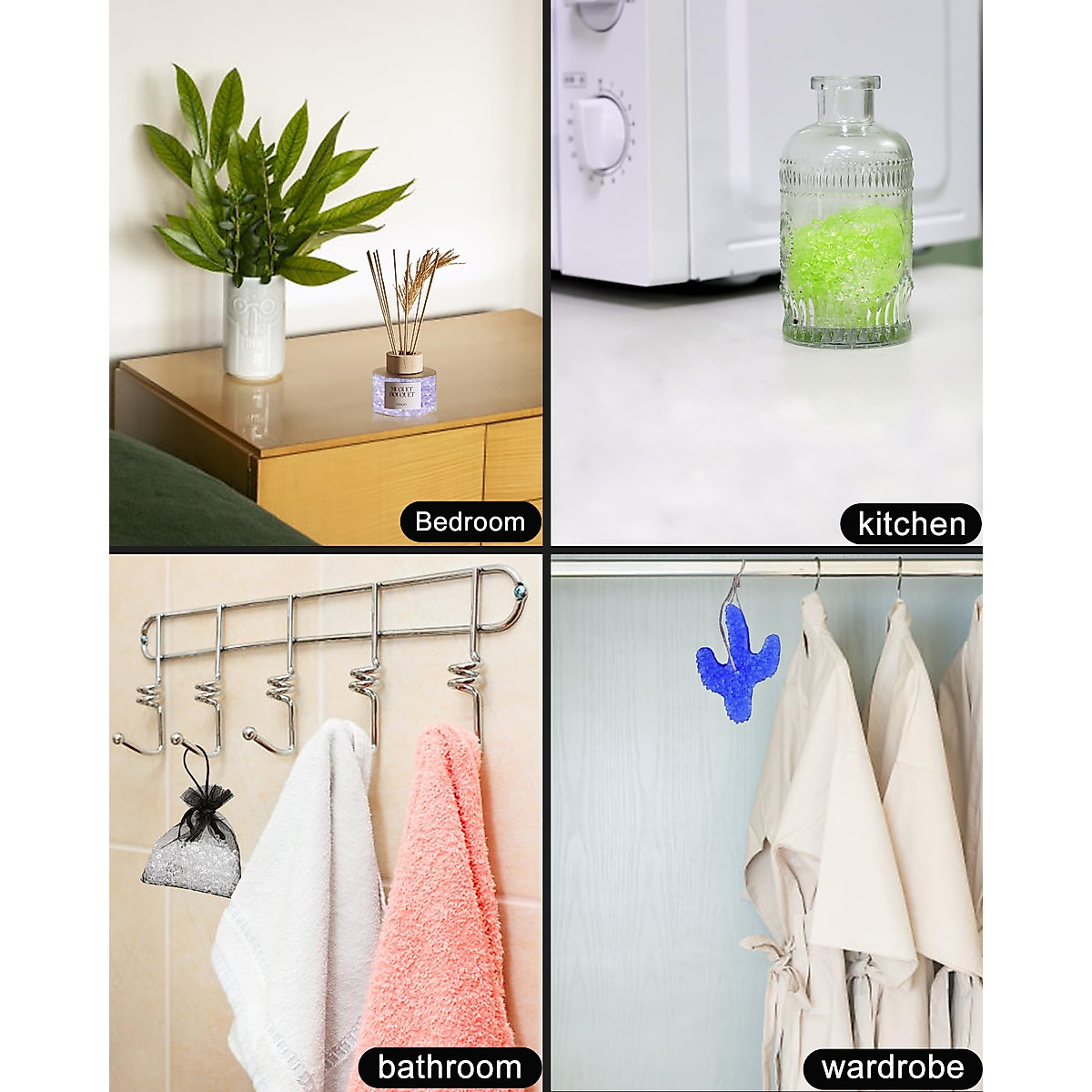 3LB Unscented Aroma Beads for Making Air Freshener, Clear Gel Crystal No Fragrance, DIY Homemade Natural Air Freshener