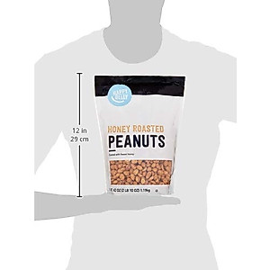 Amazon Brand - Happy Belly Peanut, Honey Roasted, 42 ounce