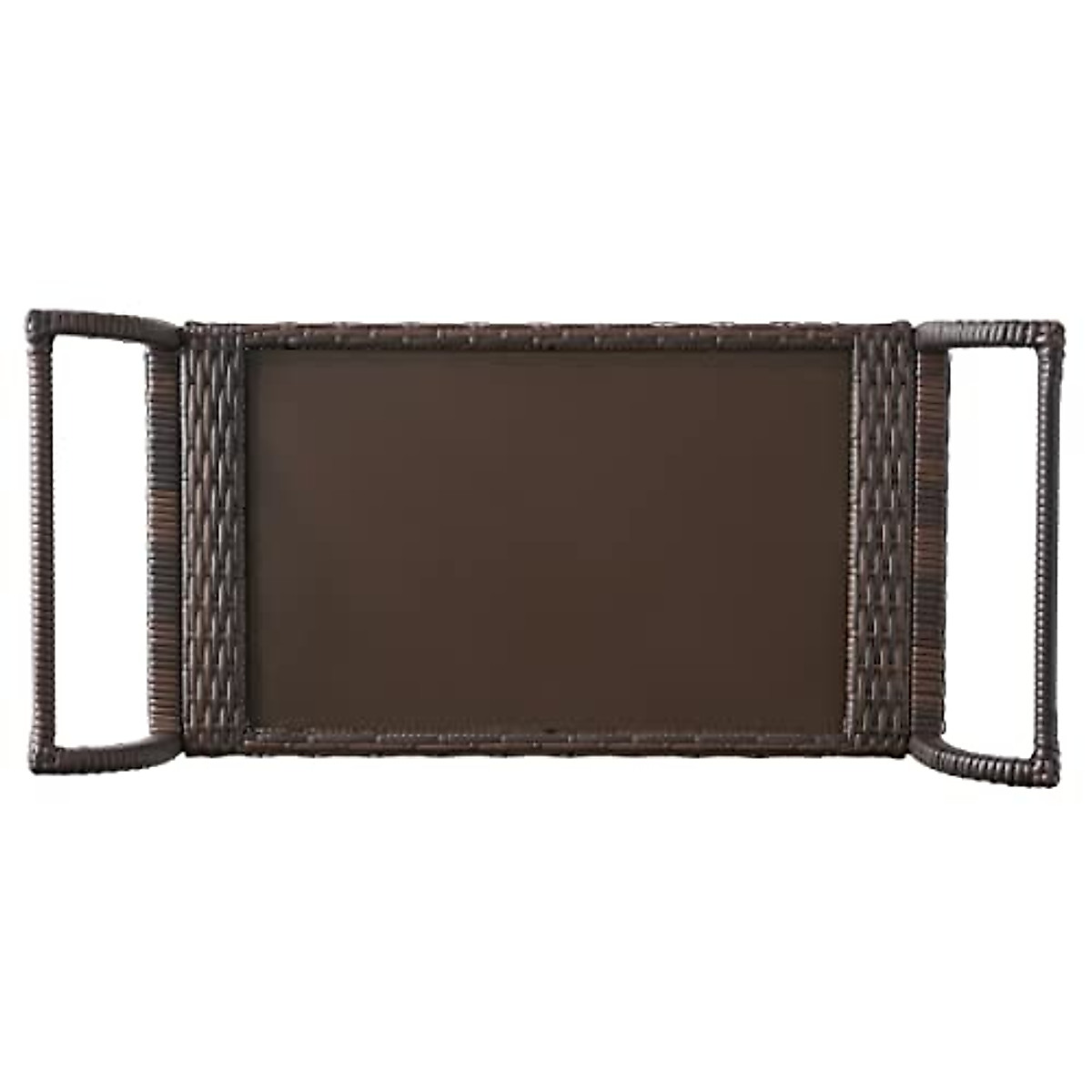 Christopher Knight Home Corona Outdoor Wicker Bar Table Cart, Multibrown