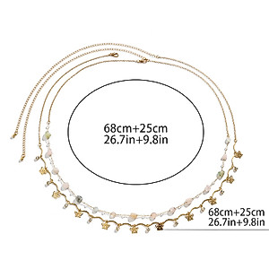 Bikini Crystal Waist Body Chain Butterfly Pendant Waist Chain Beaded Waist Belly Chain Summer Body Chain Jewelry for Women (Butterfly)