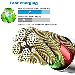 [Apple MFi Certified] 6Pack 3/3/6/6/6/10 FT iPhone Charger Nylon Braided Fast Charging Lightning Cable Compatible iPhone 14 Pro/13 mini/13/12/11 Pro MAX/XR/XS/8/7/Plus/6S/SE/iPad