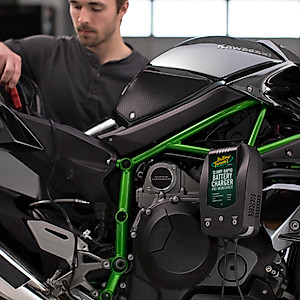 Battery Tender 10 AMP 12V Battery Charger and Maintainer - Automotive Switchable 10 AMP / 6 AMP / 2 AMP - Selectable Chemistry Standard Lithium AGM - Cars SUVs Trucks – 022-0229-DL-WH