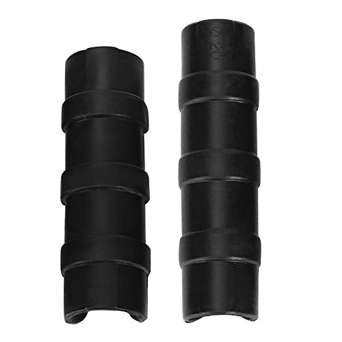 50PCS Greenhouse Frame Pipe Tube 3.1in/3.3in Garden Buildings Tube Clip Plastic Film Clip Clamp Connector Kit, Black (8.5cm)