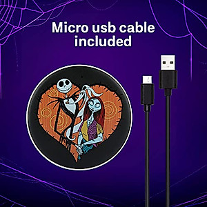 Disney Tim Burton’s The Nightmare Before Christmas Wireless Charging Pad - Jack and Sally Wireless Charging Station- The Nightmare Before Christmas Fan Gifts for Women and Men