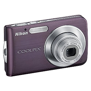 Nikon Coolpix S210 8MP Digital Camera with 3x Optical Zoom (Plum)