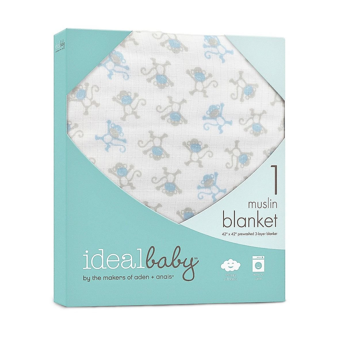 ideal baby by the makers of aden + anais Muslin Blanket, Cheeky Monkey