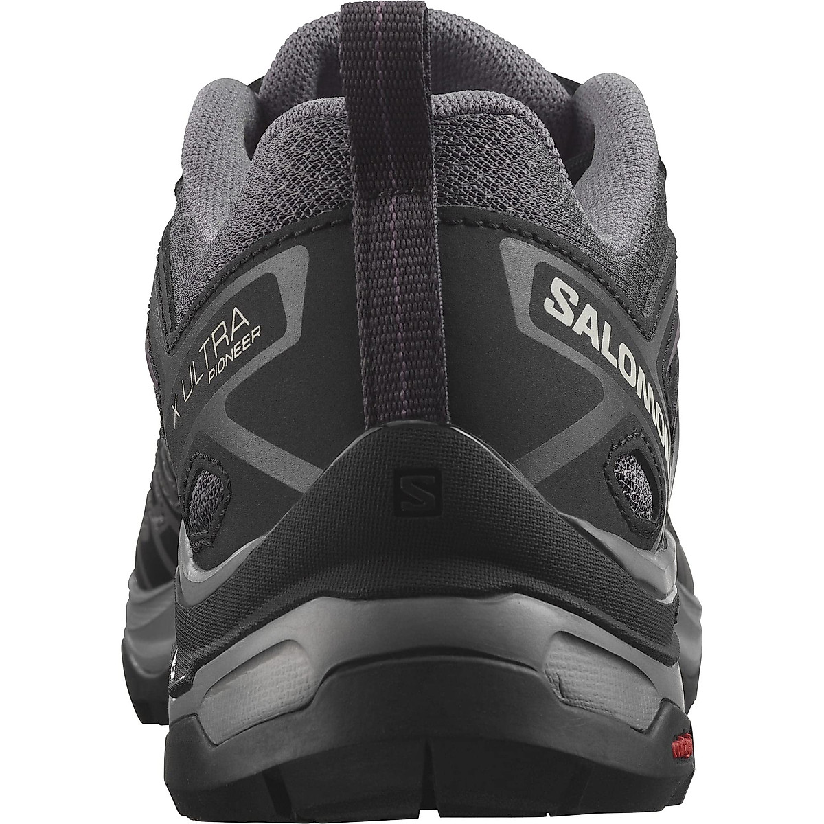 Salomon Women's X ULTRA PIONEER Hiking Shoes for Women, Magnet / Black / Moonscape, 8.5