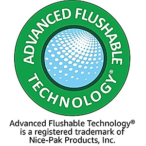 Amazon Basics Flushable Adult Toilet Wipes, Fragrance Free, 42 Count (Pack of 3), 126 Wipes total