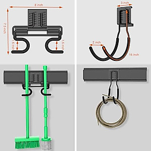 HOMSAILMO Under Sink Organizer and Storage, Kitchen Organization Rack with Double Sliding Cabinet Drawers, Multi-Purpose Storage Shelf Holder with 4 Hooks for Bathroom, Pantry