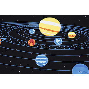 Little Boys Short Set Pajamas for Boys 100% Cotton Toddler Planet Sleepwear Summer Clothes Size 2-7T(Planet-79 6T)