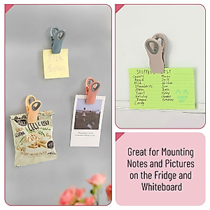 Mr. Pen- Magnetic Chip Clips, 6 Pack, Muted Morandi Chip Clips, Bag Clips, Food Clips, Bag Clips for Food, Chip Bag Clip, Chip Clips Magnetic, Chip Bag Clips, Clips for Food Packages, Kitchen Clips