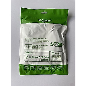 tisino XLR Female to 1/4 Inch (6.35mm) TRS Jack Lead Balanced Signal Interconnect Cable XLR to Quarter inch Patch Cable - 6.6 Feet