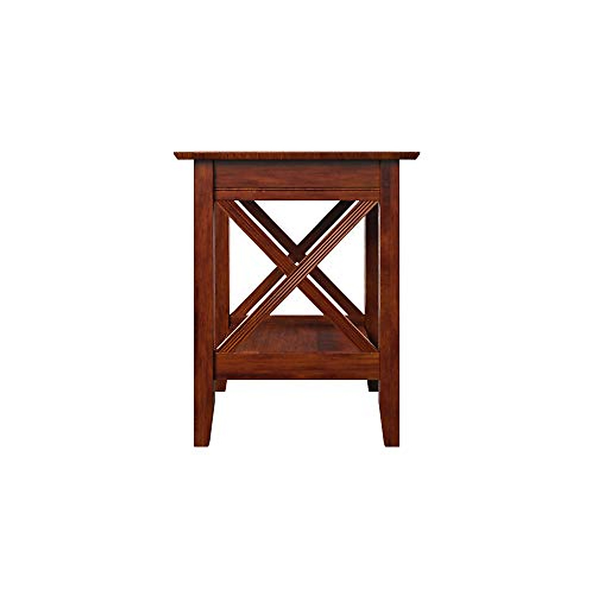 AFI Lexi Printer Stand with Charging Station, Walnut AH10254