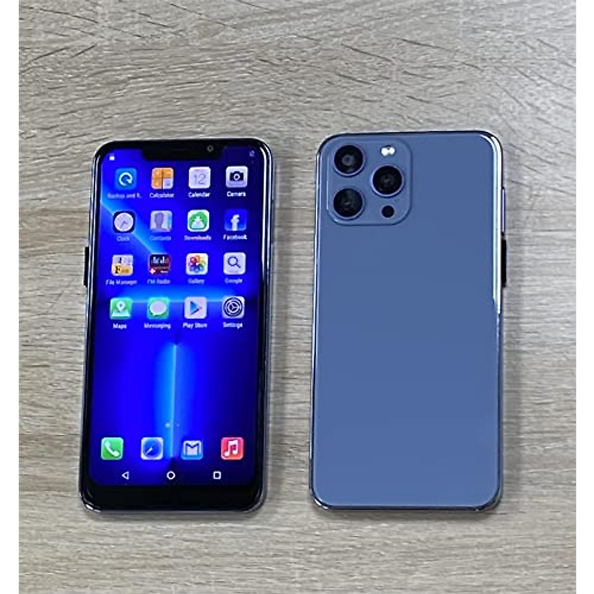 EVRIO Unlocked Phone，s88u，Android Smartphone ，Dual SIM Card，1GB RAM ，16GB ROM，Only Supports Dual SIM Card Frequency Band of 3GWCDMA ：850/2100MHZ，6.11 inch Screen9(Blue)