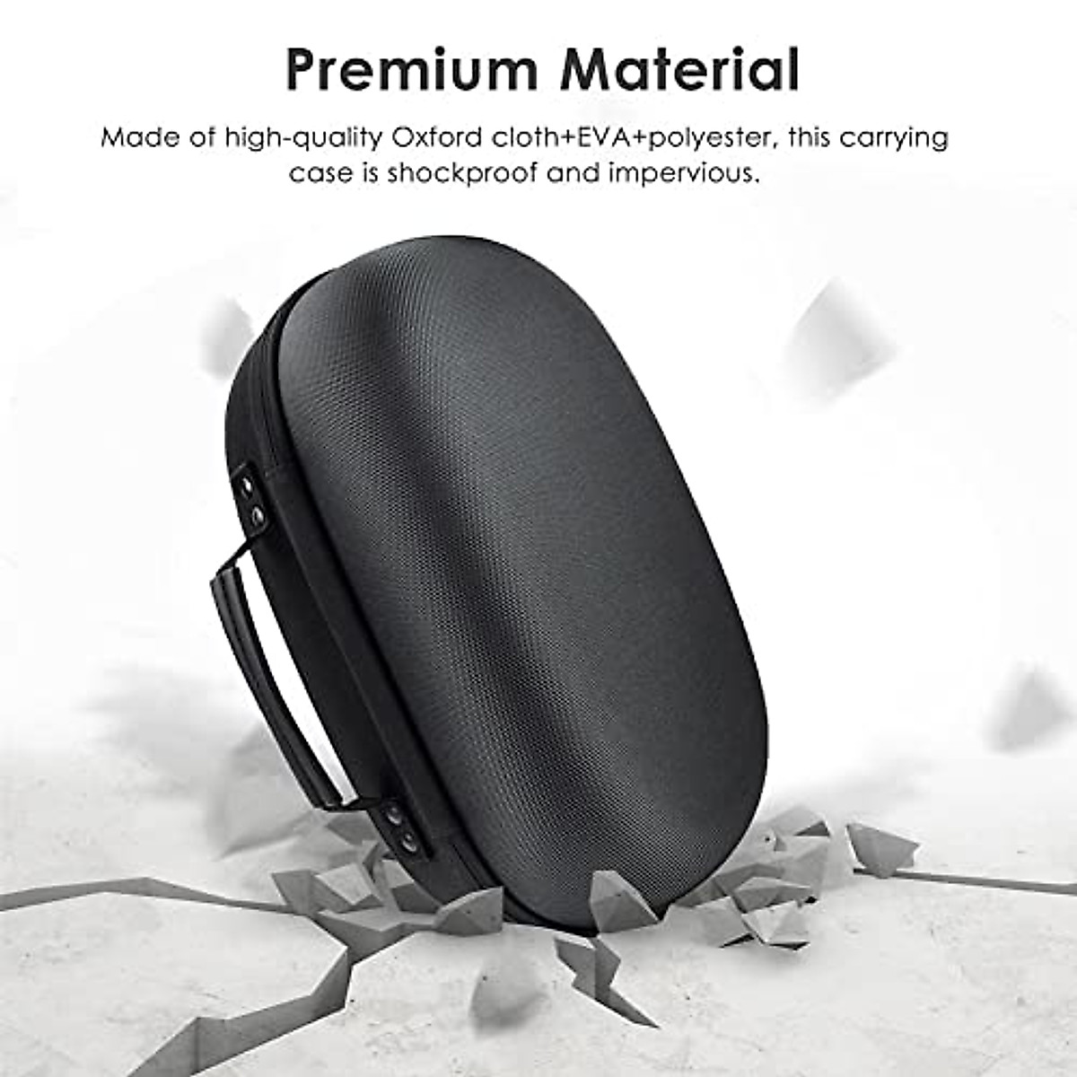 Case for Vive Focus 3, All-in-one Hard Travel Carrying Case Portable Storage Bag for HTC Vive Focus 3 Virtual Reality Headset and Accessories