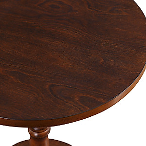 HMFULE 24.25'' Mid Century Accent Chair Set of 2 with Round Wood Table Modern Fabric Arm Chair for Living Room Bedroom Reading Room(Beige)