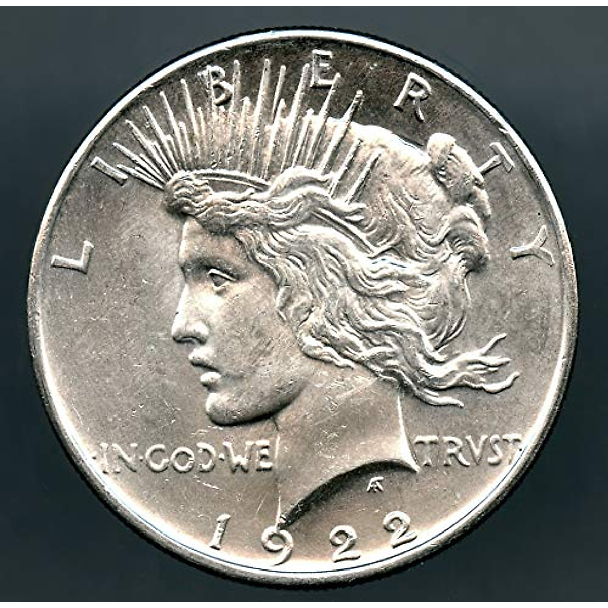 1922 P BLAZING 1922 GEM U.S. SILVER"PEACE" DOLLAR! BUY 2 ALSO GET SCARCER 1924! AN AMERICAN ICON! $1 Between Brilliant and Gem Uncirculated