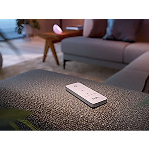 Philips Hue Smart Wireless Dimmer Switch V2 (Installation-Free, Exclusive for Philips Hue Lights) for Indoor Home Lighting, Living Room, Bedroom.