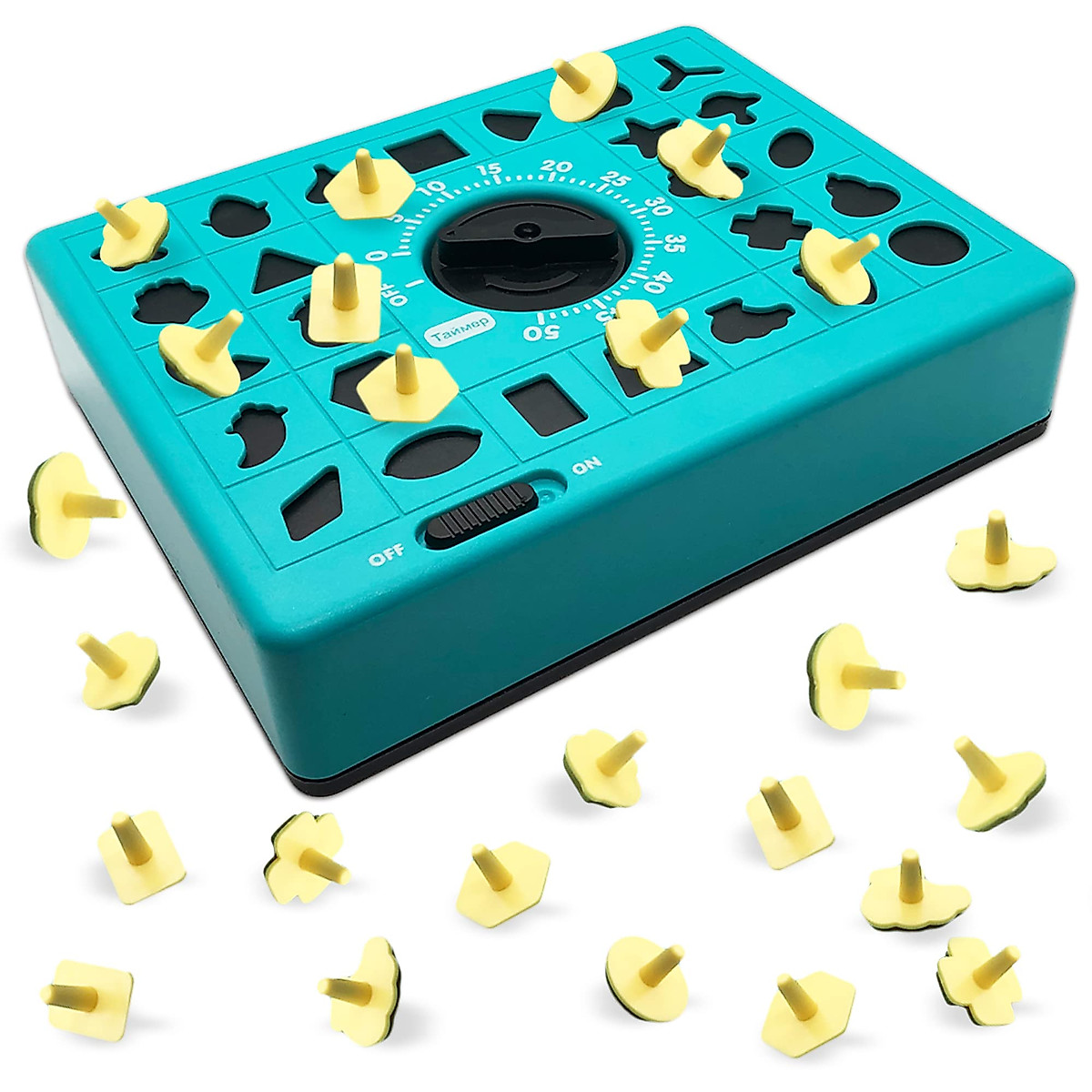 Gamie Time Game, Pop Up Board Game with Shape Matching Puzzles for Kids, Early Education Toys for Boys & Girls, Teaches Shape Recognition & Deductive Reasoning, Great Birthday for Kids