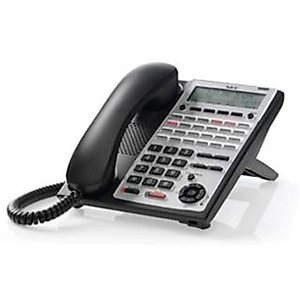 NEC SL1100 IP4WW-24TXH-B-Tel 1100063 (BE110272) Black 24 Button Digital Telephone (Renewed)