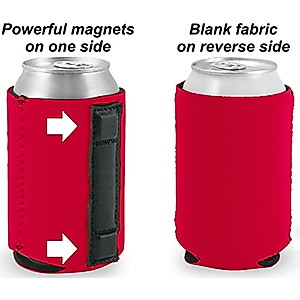 Blank Magnetic Can Coolie (6 Pack, Various)