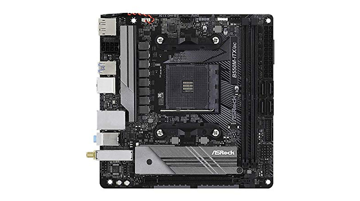 ASRock B550M-ITX/AC Motherboard for AMD Ryzen Processors