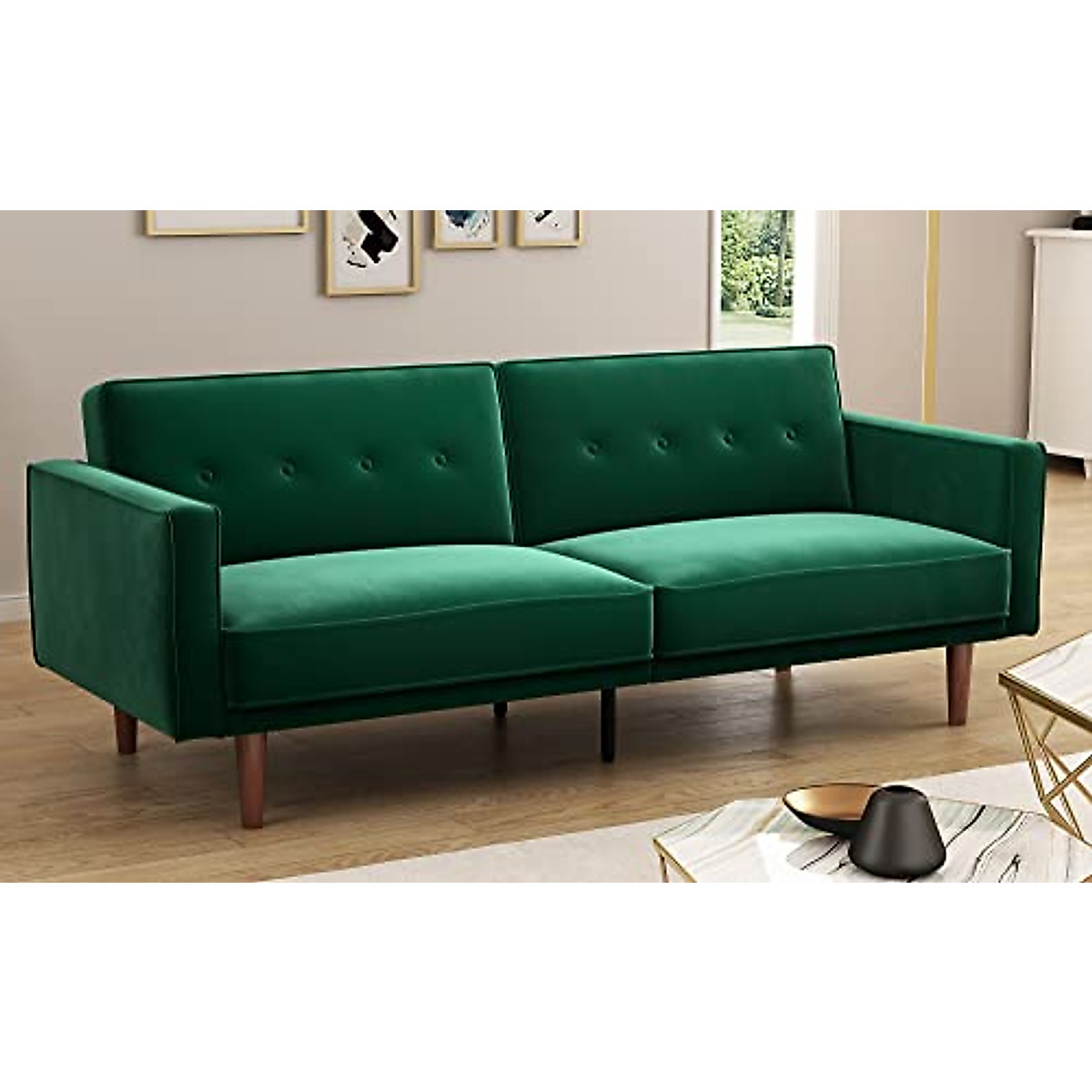 Gold Sparrow Camden Sofabed, Emerald