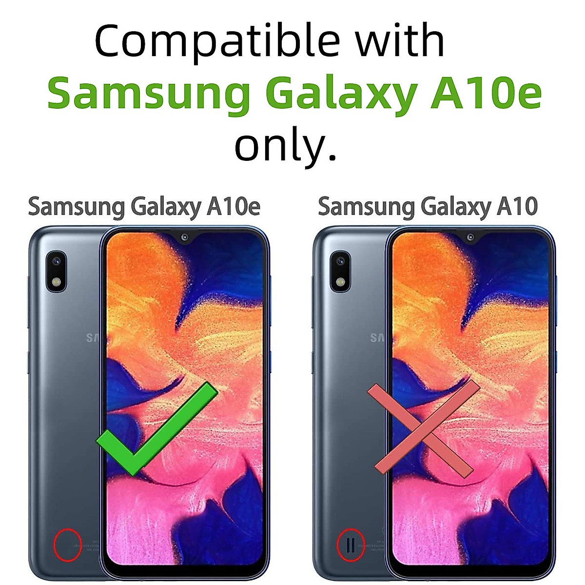 for Samsung Galaxy A10E Phone Case Girls Women Cute Rhinestone Glitter TPU Case with Ring Stand Strap Lanyard Shockproof Protection Cover for Samsung Galaxy A20E -Rose Gold