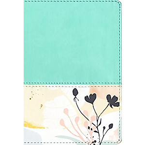 Santa Biblia NTV, Edición compacta, letra grande (SentiPiel, Menta, Índice, Letra Roja) (Spanish Edition)