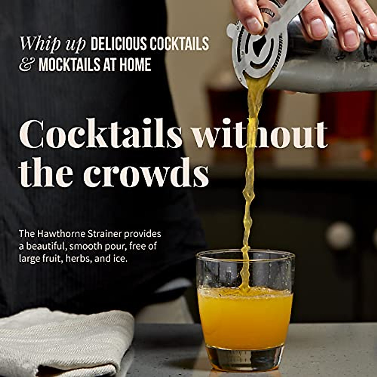 Mixology & Craft Bartender Kit - 13 Piece Set Including Stainless Steel Cocktail Making with Bar Stand & Boston Shaker, Perfect for Drink Mixing at Home, Plus Exclusive Recipe Cards