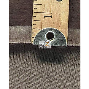 Seal Beaver Shag Faux Fur Fabric (Knit Backing) Sold by The Yard DIY Coats Costumes Scarfs Rugs Accessories Fashion (Pewter)