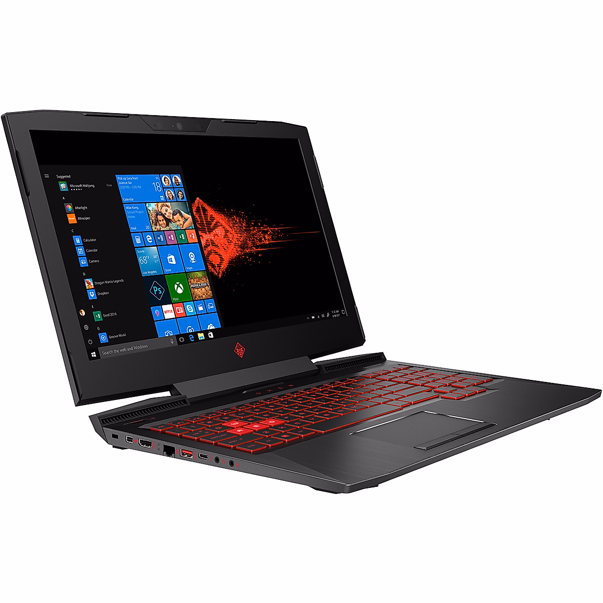 HP 15-CE198WM 15.6″ FHD Gaming Laptop, Windows 10, Intel Core i7-8750H Processor, NVIDIA GeForce GTX 1060 Graphics, 16GB DDR4 SDRAM Memory, 1TB Hard Drive + 256GB SSD, Backlit Keyboard