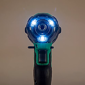 Metabo HPT 36V MultiVolt™ Cordless Triple Hammer BOLT Impact Driver Kit | 1/4-Inch Keyless | 5 Speed Modes | 3 LED Lights | Up to 1,903 in-lbs of Torque | IP56 Rated | Lifetime Tool Warranty | WH36DC