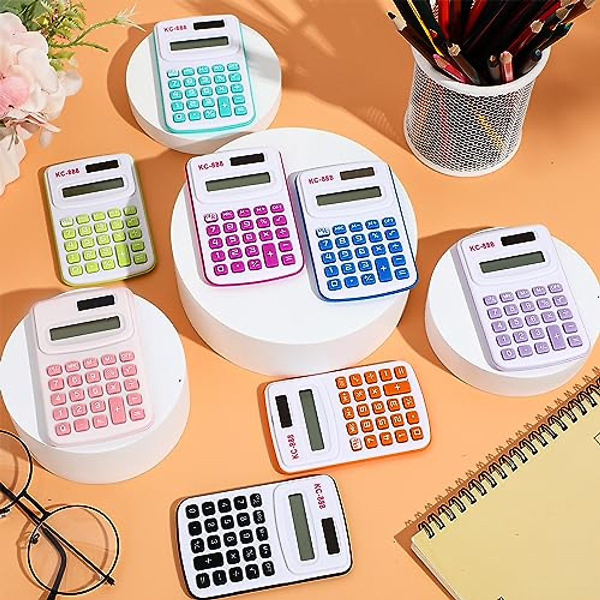 Treela 30 Pcs Mini Pocket Calculators for Students