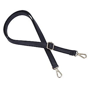 VanEnjoy Purse Strap Replacement with Tassel,Lichee Pattern Microfiber Leather for Crossbody Bag or Handbag,34-60" L*0.8" W,Gold Metal