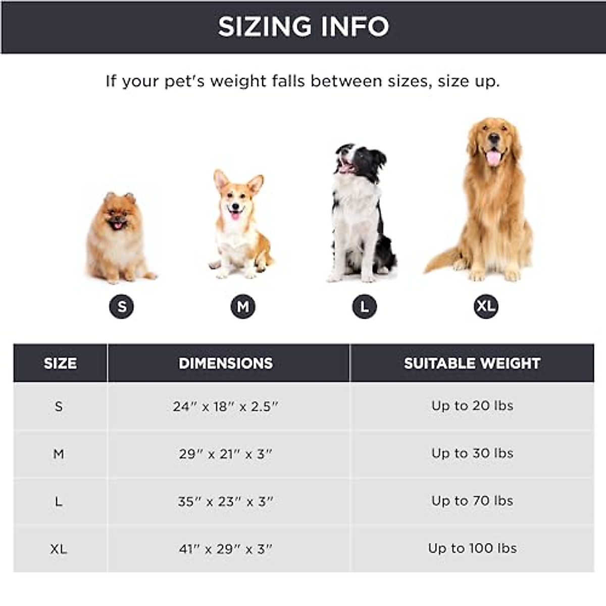 Bedsure Large Dog Bed Washable, Plush Calming Dog Crate Beds for Large Breed, Fulffy Dogs Sleeping Mat, Anti-Slip Pet Kennel Pad, 35" x 23", Grey