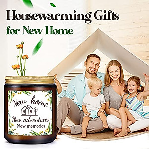 UOKPT House Warming Gifts New Home - Unique Lavender Scented Candle Presents for First Apartment Funny Housewarming Gift Ideas for New Homeowner Best Friend Women Men Couples Neighbor Guys