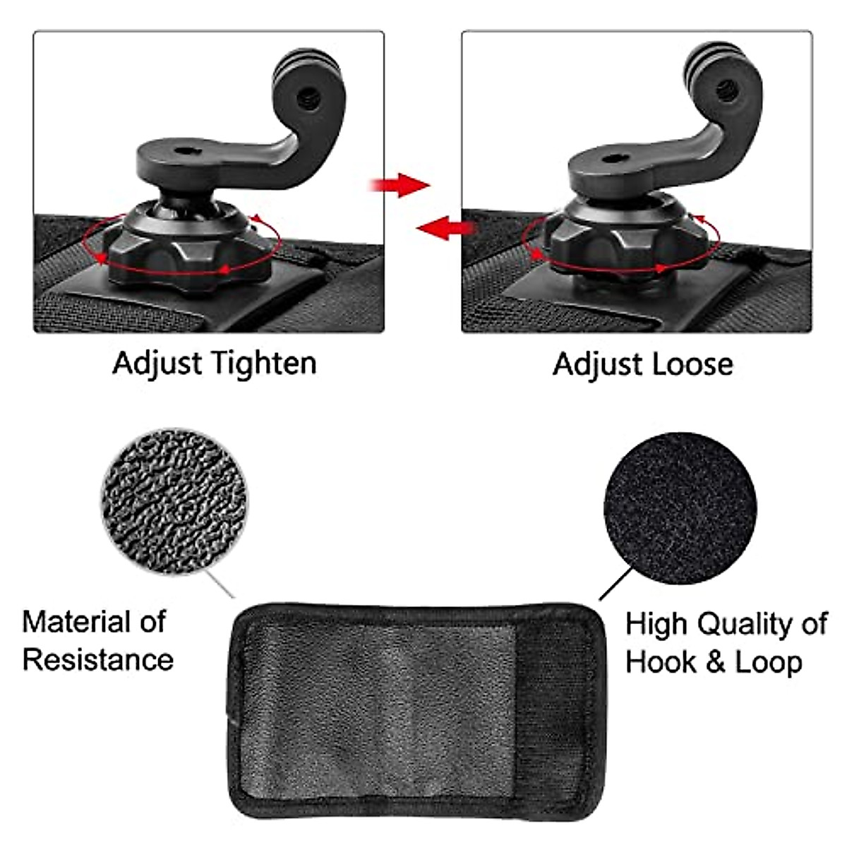 Taisioner Backpack Strap Shoulder Chest Mount Compatible with GoPro AKASO Insta360 OSMO Action Sport Camera for Climbing Walking on Foot Recording Accessories ( Improved Version )