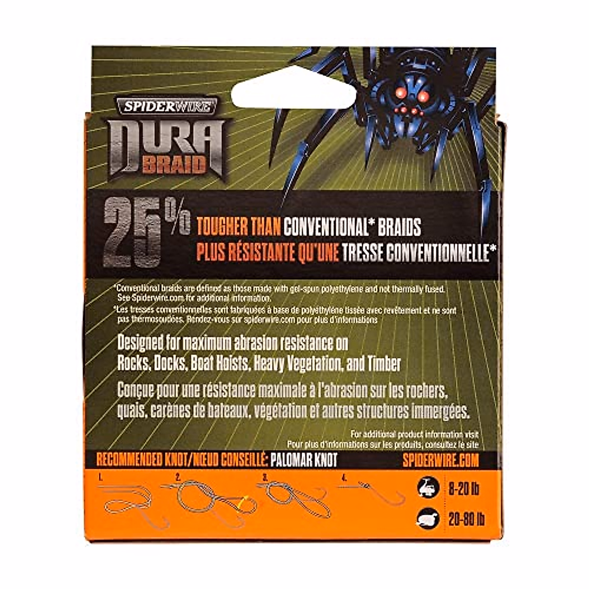 Spiderwire Braid 80lb DuraBraid, 150yd | 137m Fishing Line, Moss Green, 1 ct.