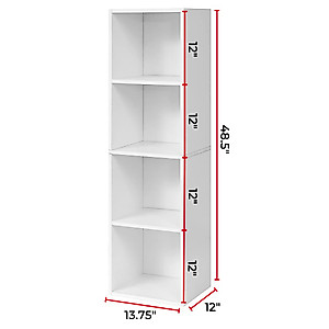 DormCo Yak About It The Four Cube Organizer - White